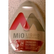 MiO Liquid Water Enhancer Cranberry Raspberry: Calories, Nutrition ...