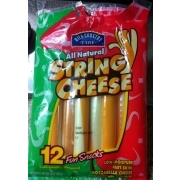 Hill Country Fare String Cheese: Calories, Nutrition Analysis & More ...