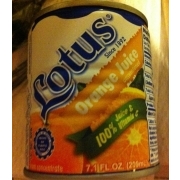 Lotus Orange Juice: Calories, Nutrition Analysis & More | Fooducate