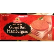 ShopRite Hamburgers, Ground Beef: Calories, Nutrition Analysis & More ...