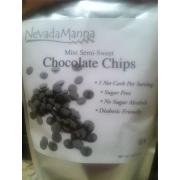 Nevada Manna Chocolate Chips, Mini Semi Sweet: Calories, Nutrition ...