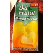 Del Frutal Mango Nectar: Calories, Nutrition Analysis & More | Fooducate