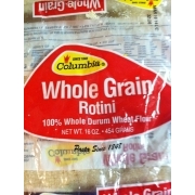 Columbia Whole Grain Rotini: Calories, Nutrition Analysis & More ...