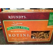 Roundys 100% Whole Wheat Rotini Pasta: Calories, Nutrition Analysis ...