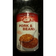 IGA Pork & Beans, Canned: Calories, Nutrition Analysis & More | Fooducate