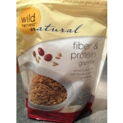 Wild Harvest Natural Fiber & Protein Granola: Calories, Nutrition ...