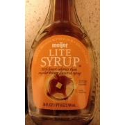 Meijer Lite Syrup: Calories, Nutrition Analysis & More | Fooducate