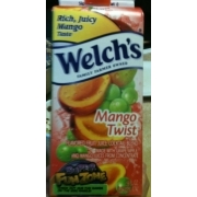 Welch's Mango Twist Fruit Juice Cocktail Blend: Calories, Nutrition ...