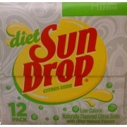 Sun Drop Soda, Diet, Citrus: Calories, Nutrition Analysis & More ...
