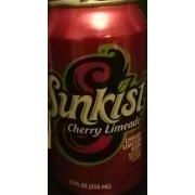 Sunkist Soda, Cherry Limeade: Calories, Nutrition Analysis & More ...