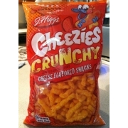J. Higgs Cheese Flavored Snacks, Crunchy Cheezies: Calories, Nutrition ...