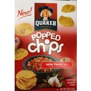Quaker Popped Chips, Salsa Fresca: Calories, Nutrition Analysis & More ...