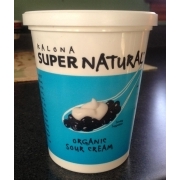Kalona SuperNatural Organic Sour Cream: Calories, Nutrition Analysis ...