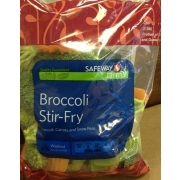 Safeway Farms Broccoli Stir-Fry, Carrots and Snow Peas: Calories ...