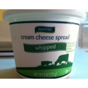 Spartan Cream Cheese Spread, Whipped: Calories, Nutrition Analysis ...