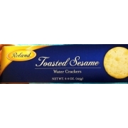 Roland Water Crackers, Toasted Sesame: Calories, Nutrition Analysis ...