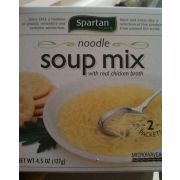 Spartan Soup Mix, Noodle, With Real Chicken Broth: Calories, Nutrition ...