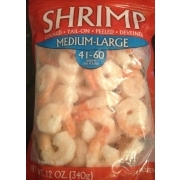 Shrimp, Medium-Large: Calories, Nutrition Analysis & More | Fooducate