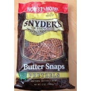 Synder's Of Hanover Butter Snaps Pretzels: Calories, Nutrition Analysis ...