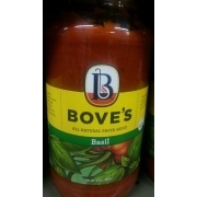 Bove's Basil Pasta Sauce: Calories, Nutrition Analysis & More | Fooducate