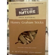 Back To Nature Honey Graham Sticks: Calories, Nutrition Analysis & More ...