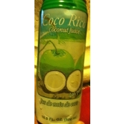 Coco Rico Coconut Juice: Calories, Nutrition Analysis & More | Fooducate
