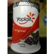 Yoplait Yogurt, Blackberry Harvest, Original: Calories, Nutrition ...