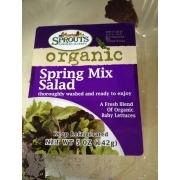 Sprouts Farmers Market Organic Spring Mix Salad: Calories, Nutrition ...