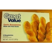 Great Value Breadsticks, Garlic: Calories, Nutrition Analysis & More ...