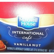 Maxwell House International Cafe Beverage Mix, Cafe-Style Vanilla Nut ...