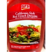 GFS Red French Dressing: Calories, Nutrition Analysis & More | Fooducate