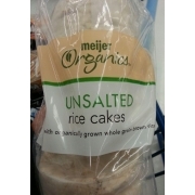 Meijer Organics Unsalted Rice Cakes: Calories, Nutrition Analysis ...