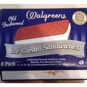 Walgreens Sandwiches, Ice Cream, Old Fashioned: Calories, Nutrition ...