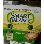 Smart Balance Buttery Spread, Original: Calories, Nutrition Analysis ...