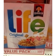 Quaker Life Cereal, Multigrain, Original: Calories, Nutrition Analysis ...
