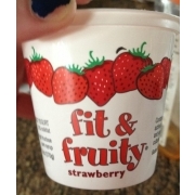 Fit & Fruity Yogurt, Strawberry: Calories, Nutrition Analysis & More ...