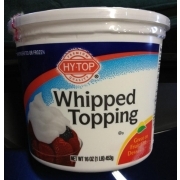 Hy-Top Whipped Topping: Calories, Nutrition Analysis & More | Fooducate
