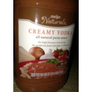 Meijer Naturals Creamy Vodka Pasta Sauce: Calories, Nutrition Analysis ...