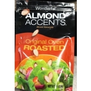 Wonderful Almond Accents, Original Oven Roasted: Calories, Nutrition ...