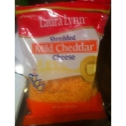 Laura Lynn Cheese, Mild Cheddar, Shredded: Calories, Nutrition Analysis ...