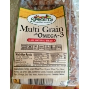 Sprouts Farmers Market Multi Grain With Omega-3 Bread: Calories ...