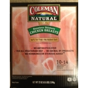 Coleman Natural Boneless Skinless Chicken Breasts: Calories, Nutrition ...