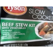 Tyson Beef Stew Kit With Vegetables: Calories, Nutrition Analysis ...