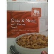Food Lion Oats & More With Honey Cereal: Calories, Nutrition Analysis ...