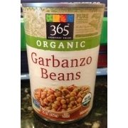 365 Everyday Value Organic Garbanzo Beans: Calories, Nutrition Analysis ...