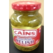 Cains Sweet Pickle Relish: Calories, Nutrition Analysis & More | Fooducate