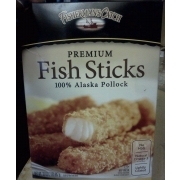 Fisherman's Catch Premium Fish Sticks 100% Alaska Pollock: Calories ...