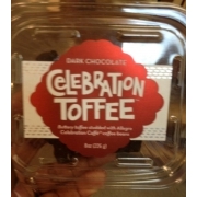 Celebration Toffee Coffee Toffee, Dark Chocolate: Calories, Nutrition ...
