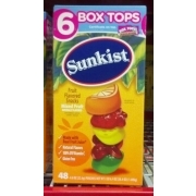 Sunkist Fruit Flavored Snacks: Calories, Nutrition Analysis & More ...