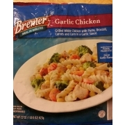 Bremer Garlic Chicken, With Pasta, Broccoli, Carrots And Corn In A ...